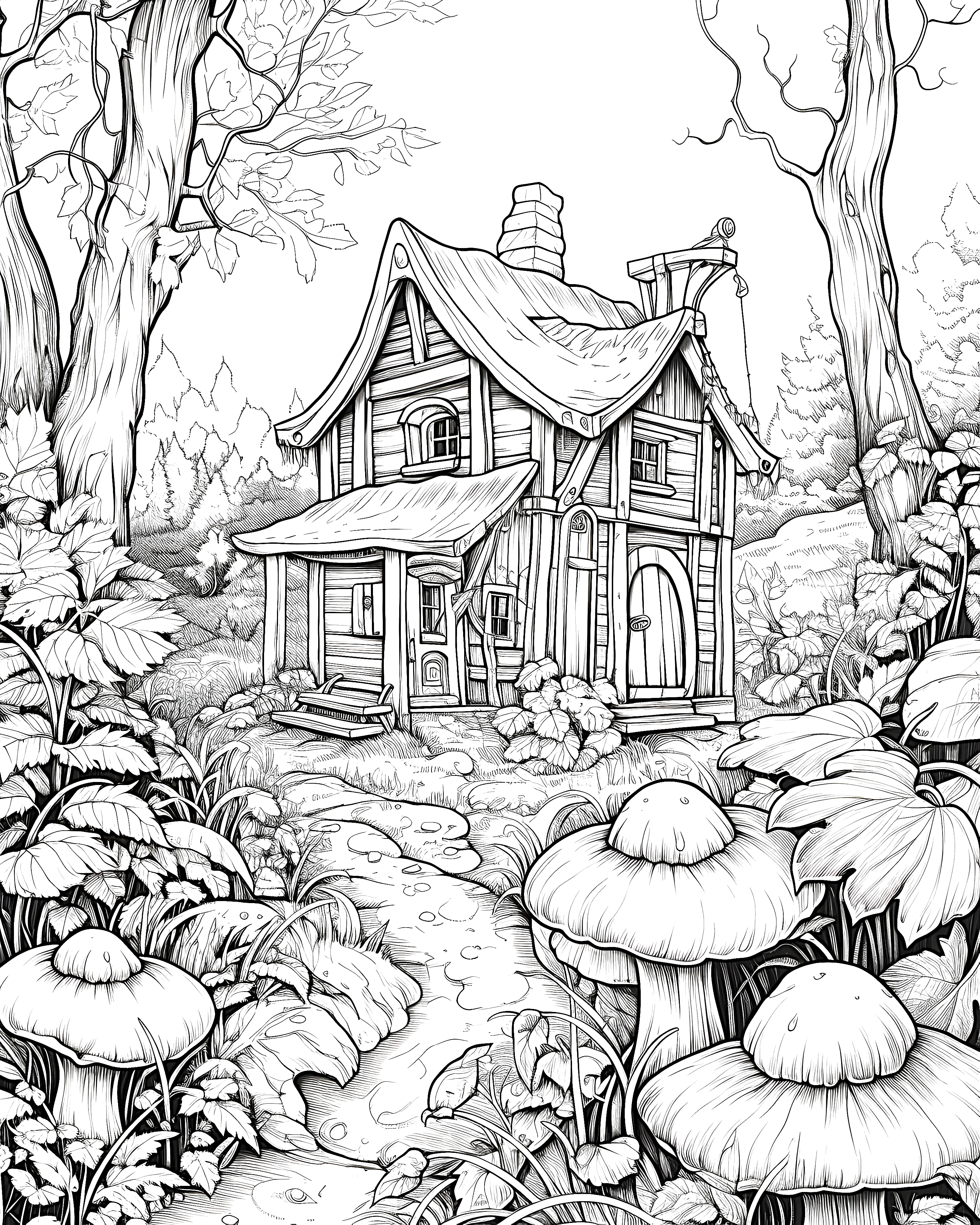 fairytale coloring pages for adults