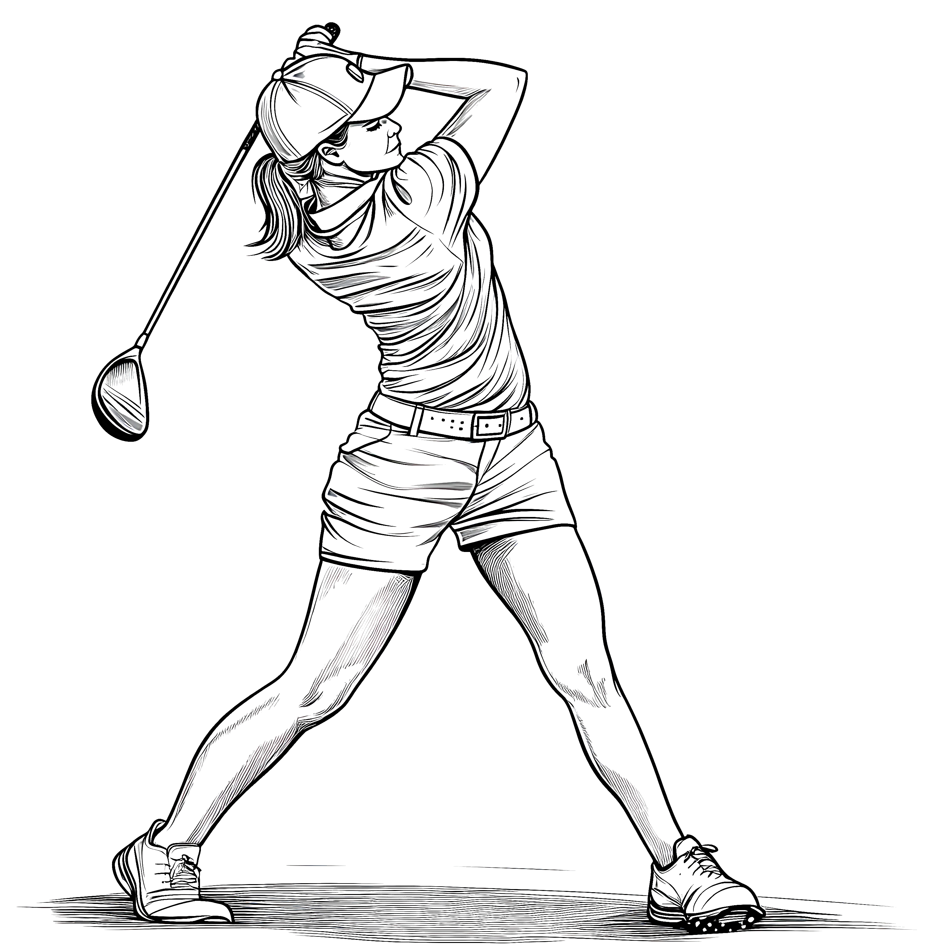 vw golf coloring pages