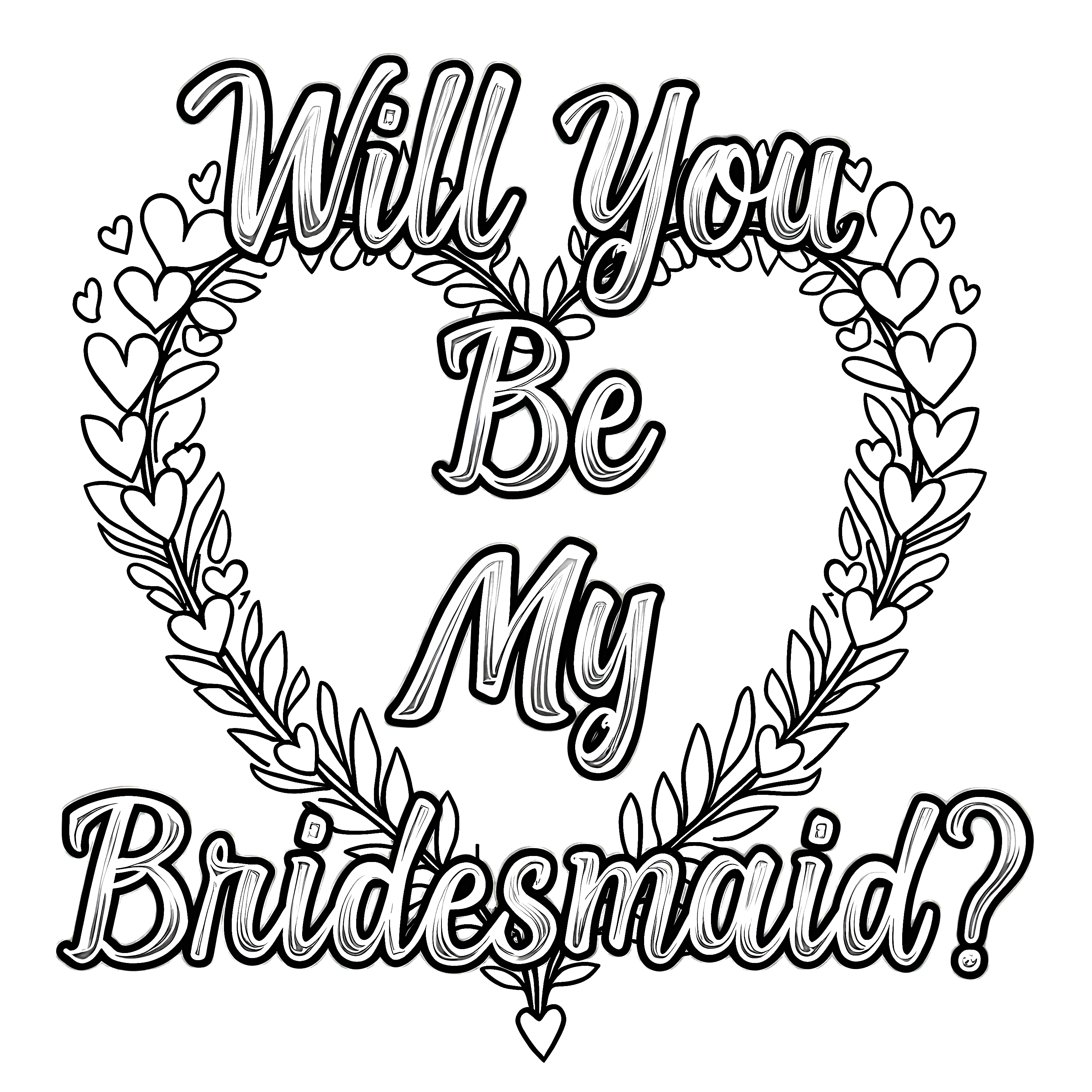 Free Wedding Proposal Coloring Page (Printable PDF) | DaVinci in You ...