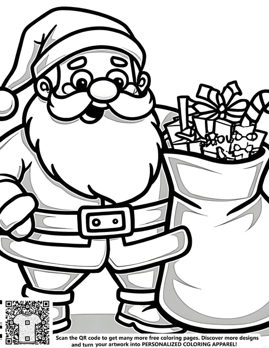 FREE Santa Claus Coloring Page - Download NOW for Christmas Cheer 🎂 ...