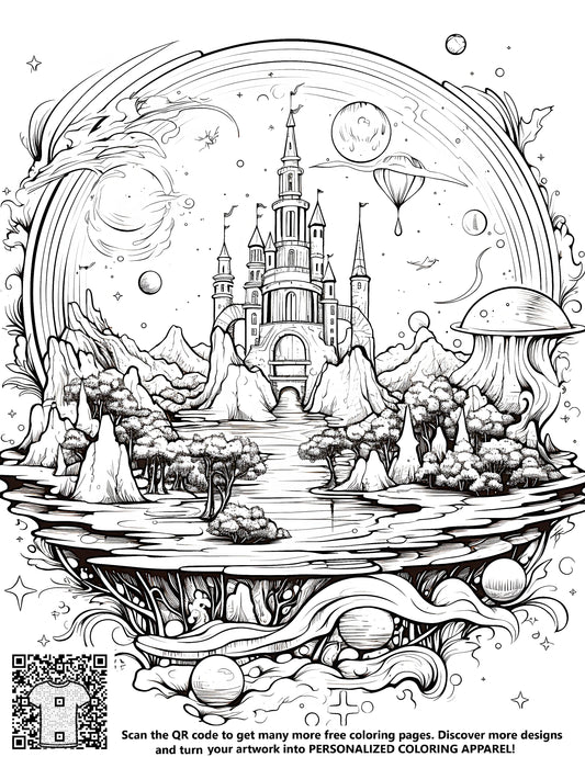 coloring pages printable fantasy