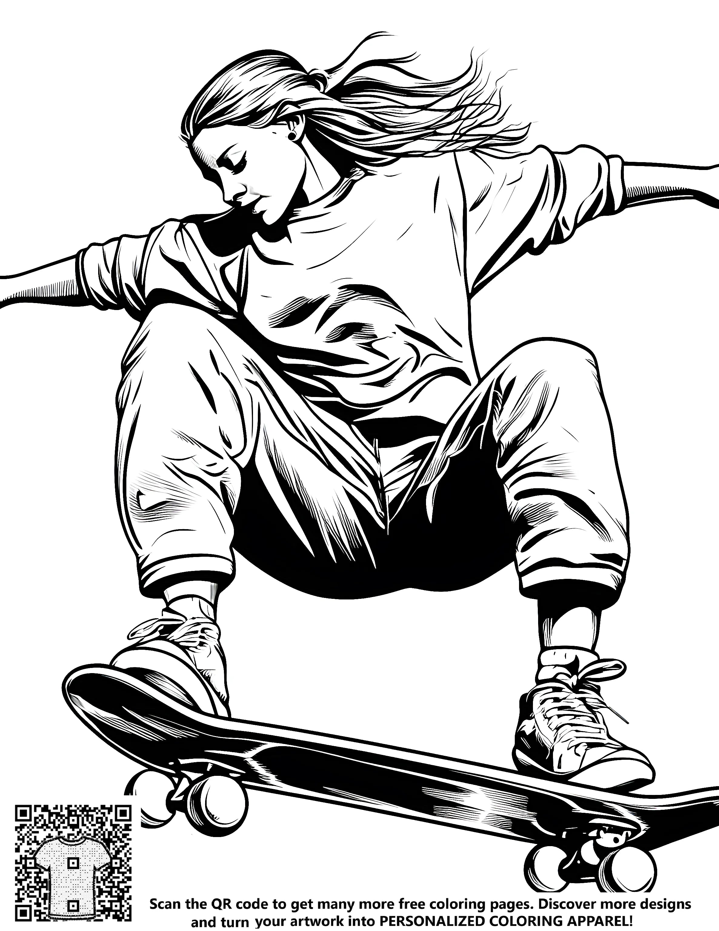 wicked skatewear coloring contest pages