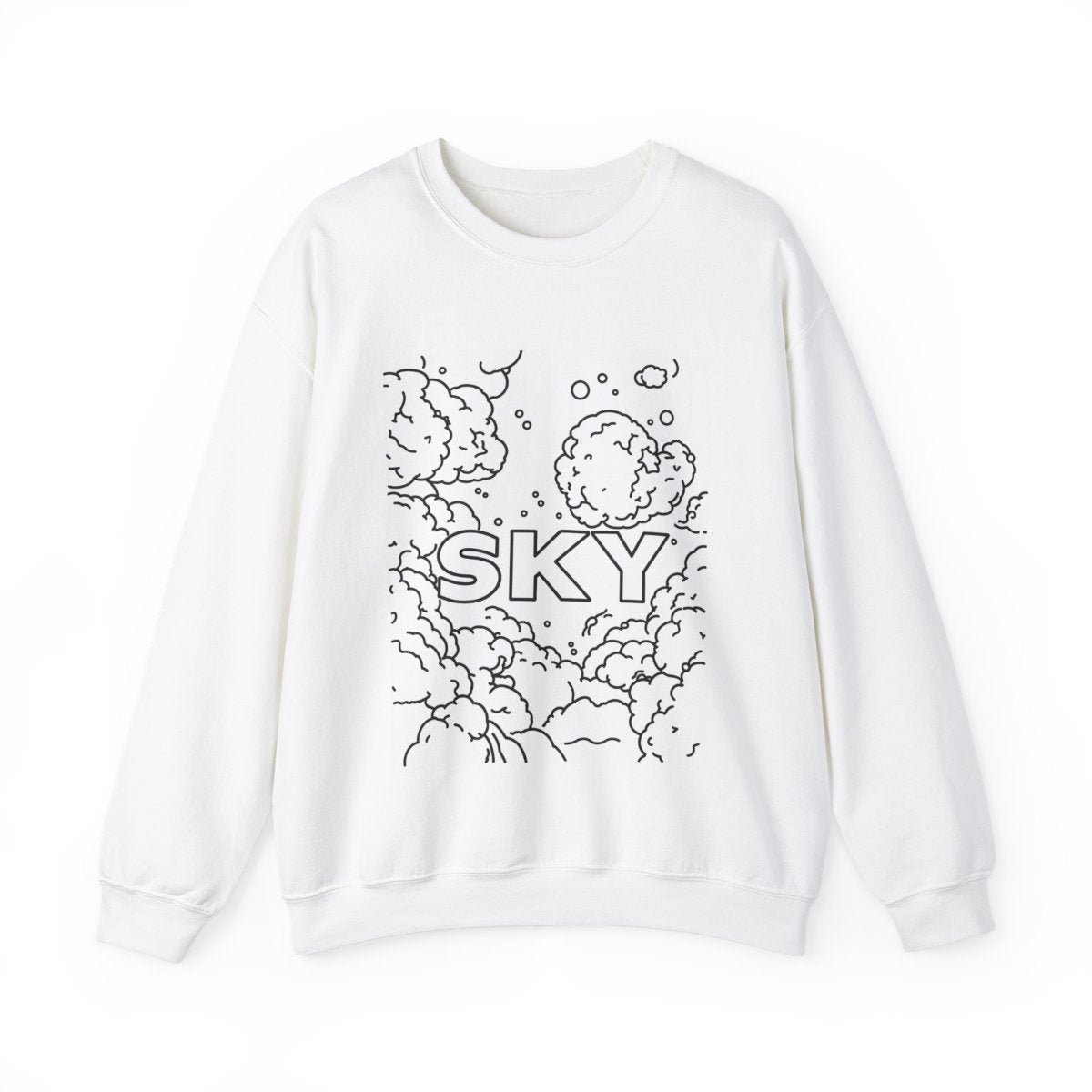 Custom Adult Crewneck Sweatshirt Coloring Kit with 10 Fabric Markers ...