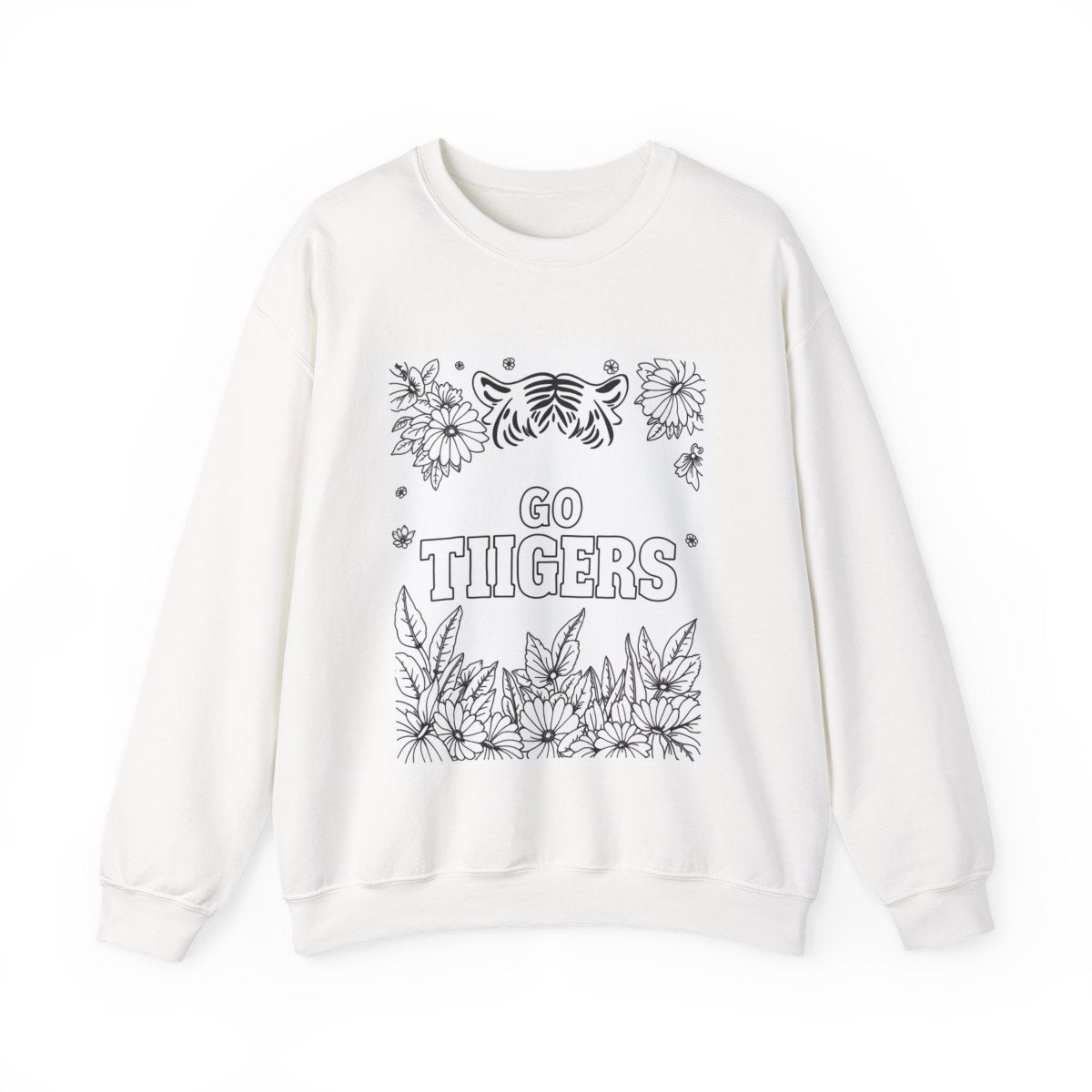 Custom Adult Crewneck Sweatshirt Coloring Kit with 10 Fabric Markers ...