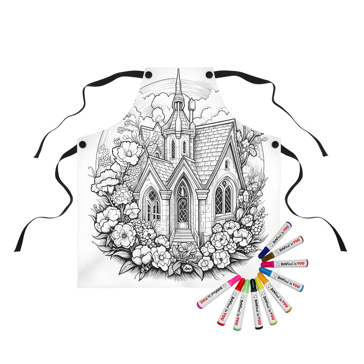 Free Gothic Church Coloring Page (Printable PDF) | DaVinci in You ...