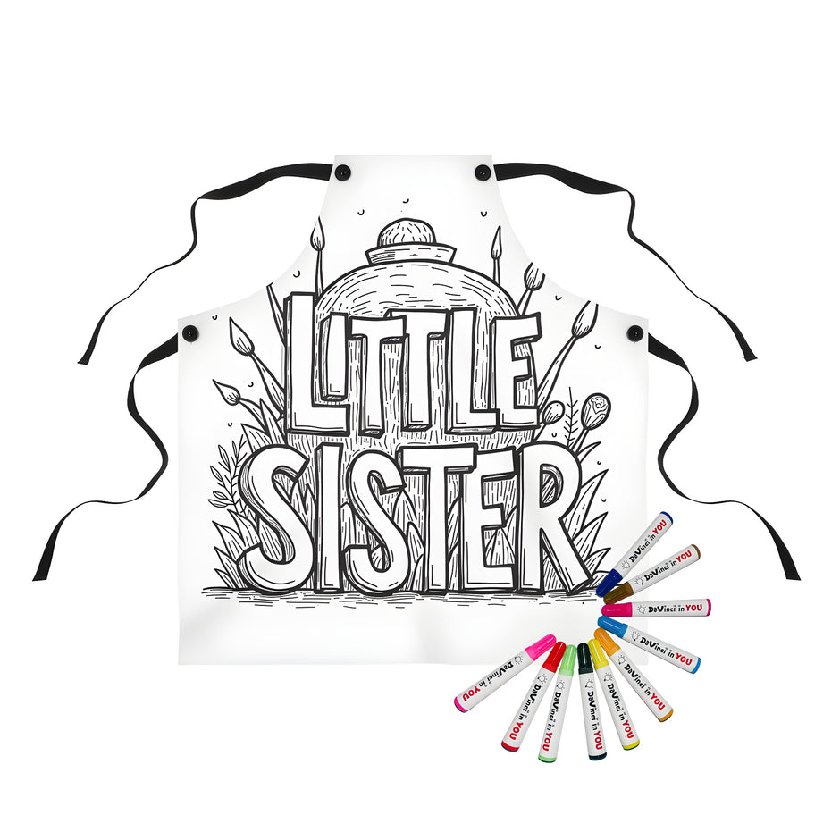 Free Sister Coloring Page (Printable PDF) | DaVinci in You – Davinci in You
