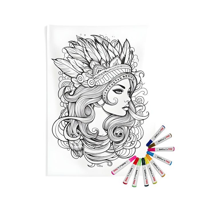 Free Portrait Coloring Page (Printable PDF) | DaVinci in You – Davinci ...