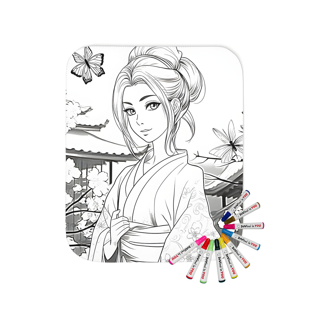 Free Japanese Culture Coloring Page (Printable PDF) | DaVinci in You ...